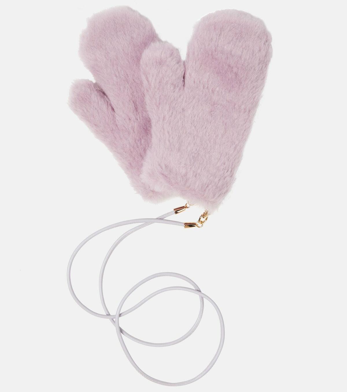 Max Mara Ombrato teddy mittens Max Mara
