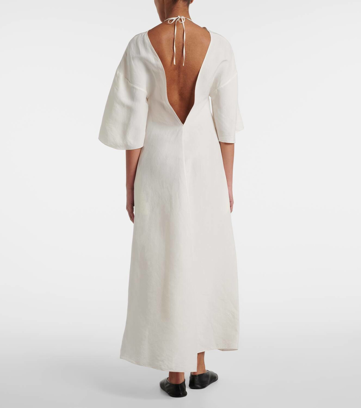 The Row Mia open-back silk maxi dress The Row