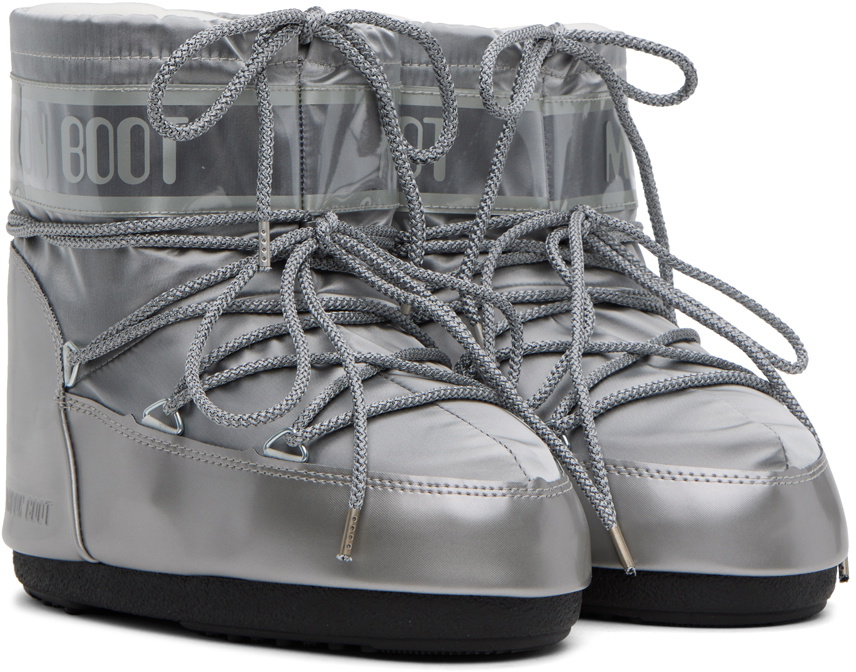 Moon Boot Silver Icon Boots Moon Boot