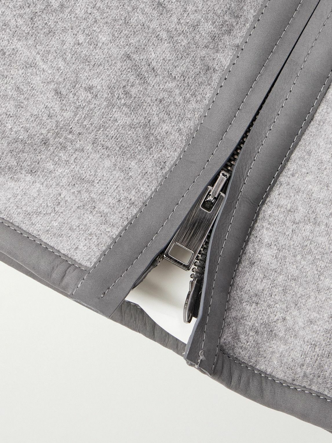 Zegna - Quilted Cashmere Hooded Down Jacket - Gray Zegna