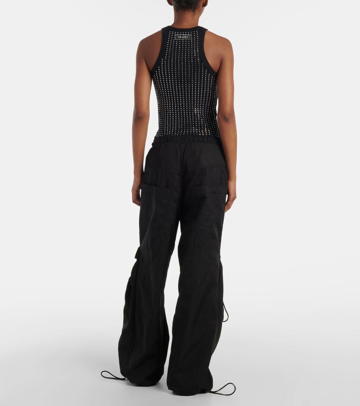 The Attico Technical wide-leg pants The Attico