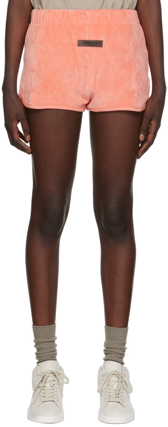 Essentials Pink Cotton Shorts Essentials