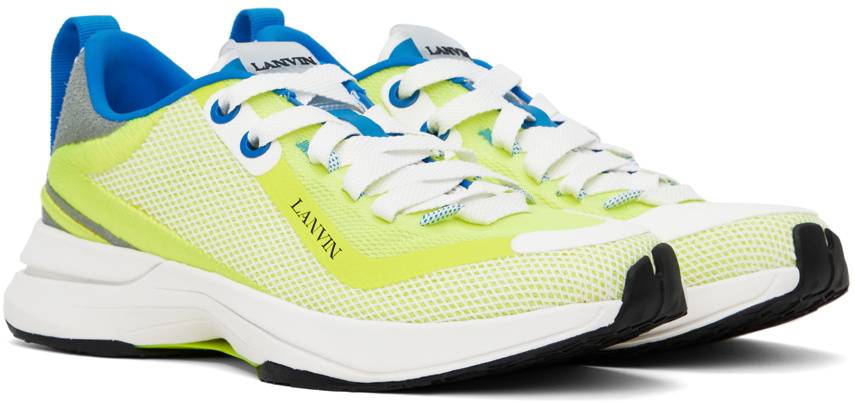 Lanvin Green L-I Mesh Sneakers Lanvin
