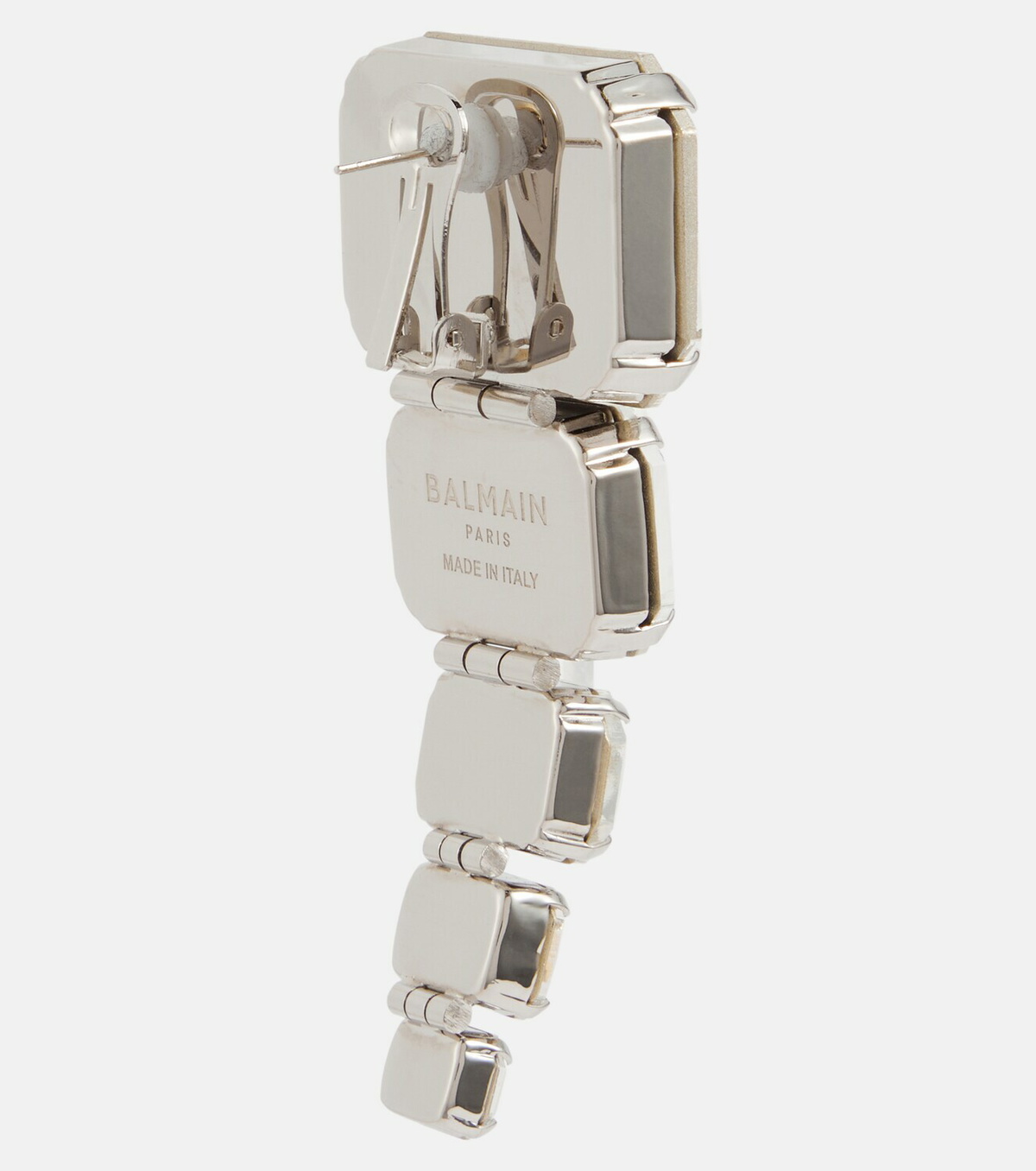 Balmain XL crystal pendant earrings Balmain