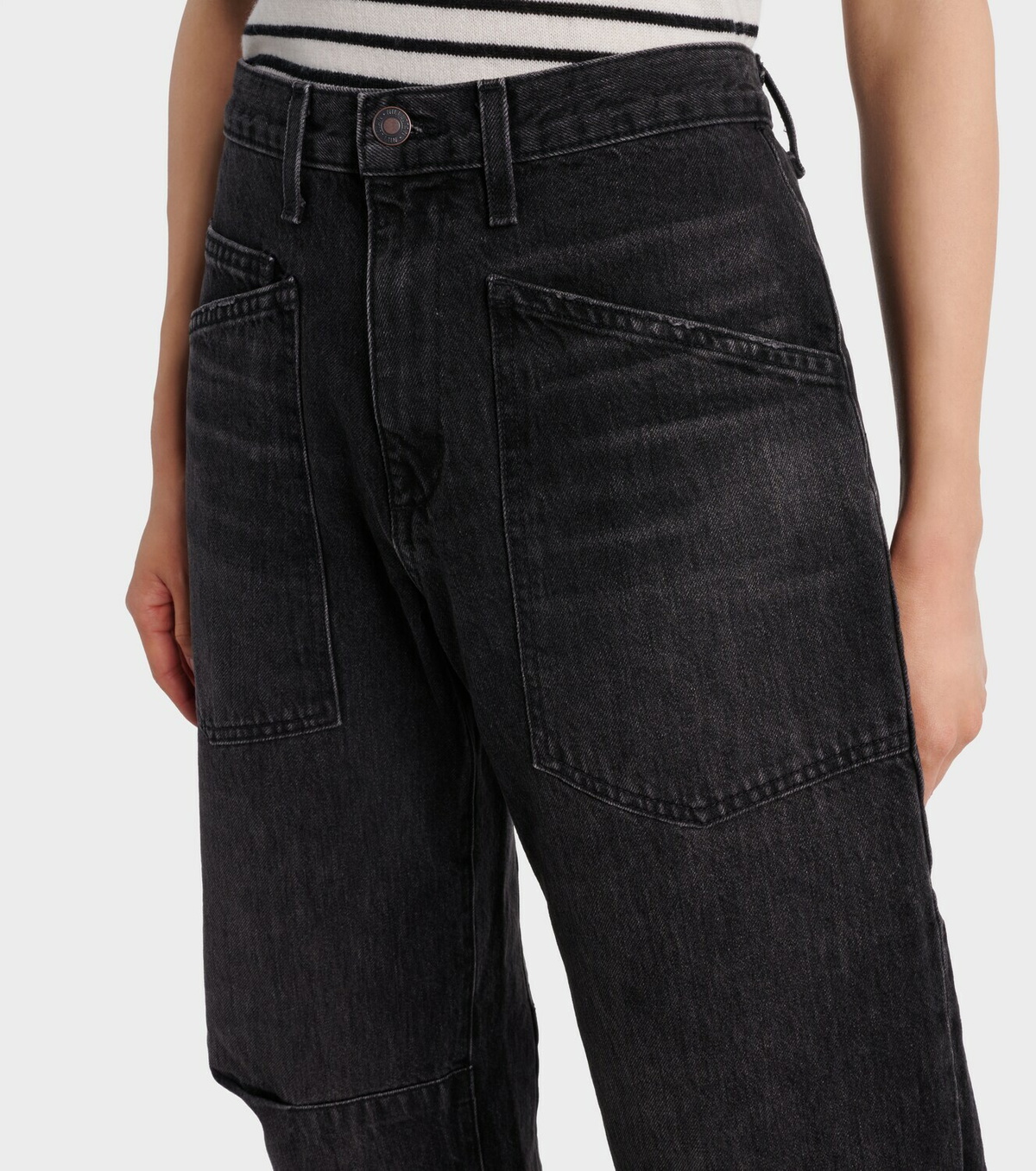 Nili Lotan Shon mid-rise barrel-leg jeans Nili Lotan
