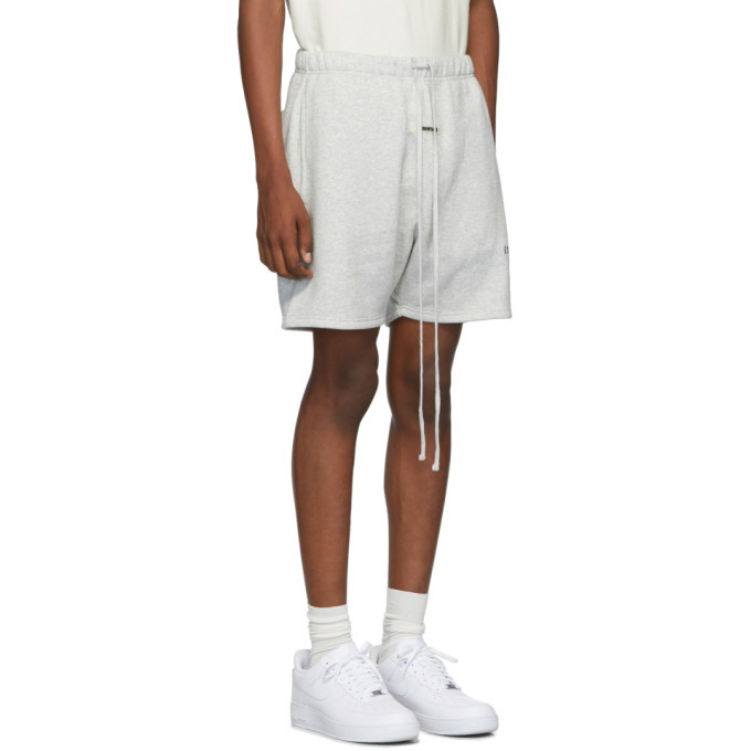 Essentials Grey Logo Shorts Essentials