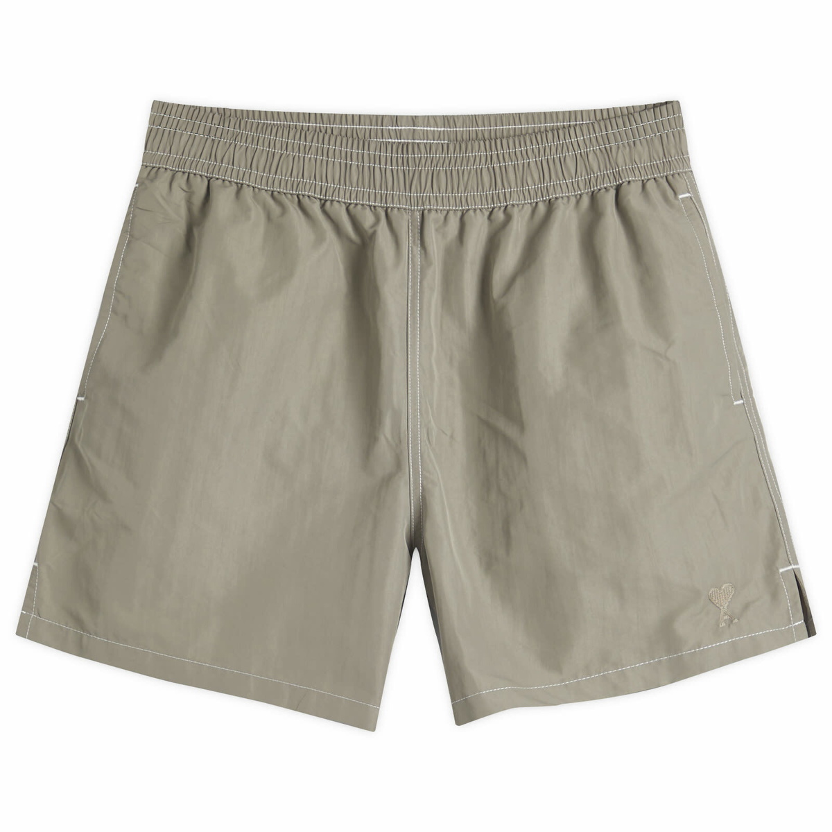 AMI Paris Men's Beach Short in Ash AMI