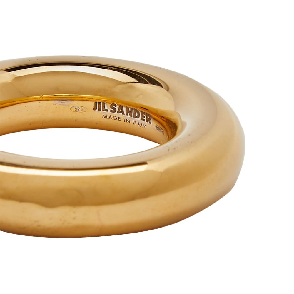 Jil Sander Women's Classic Ring 3 in Gold Jil Sander