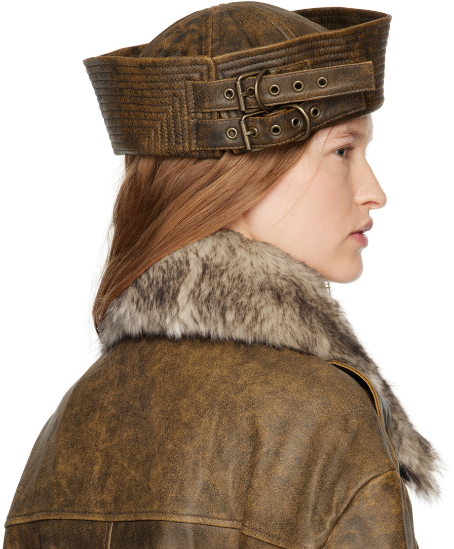 VAQUERA Brown Sailor Beach Hat Vaquera