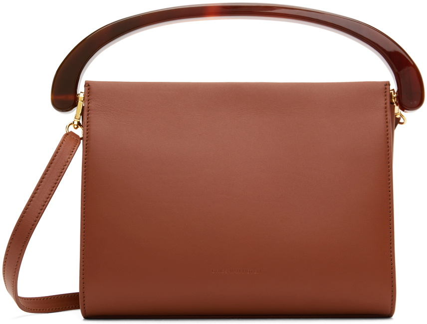 Dries Van Noten Brown Leather Rectangle Bag Dries Van Noten