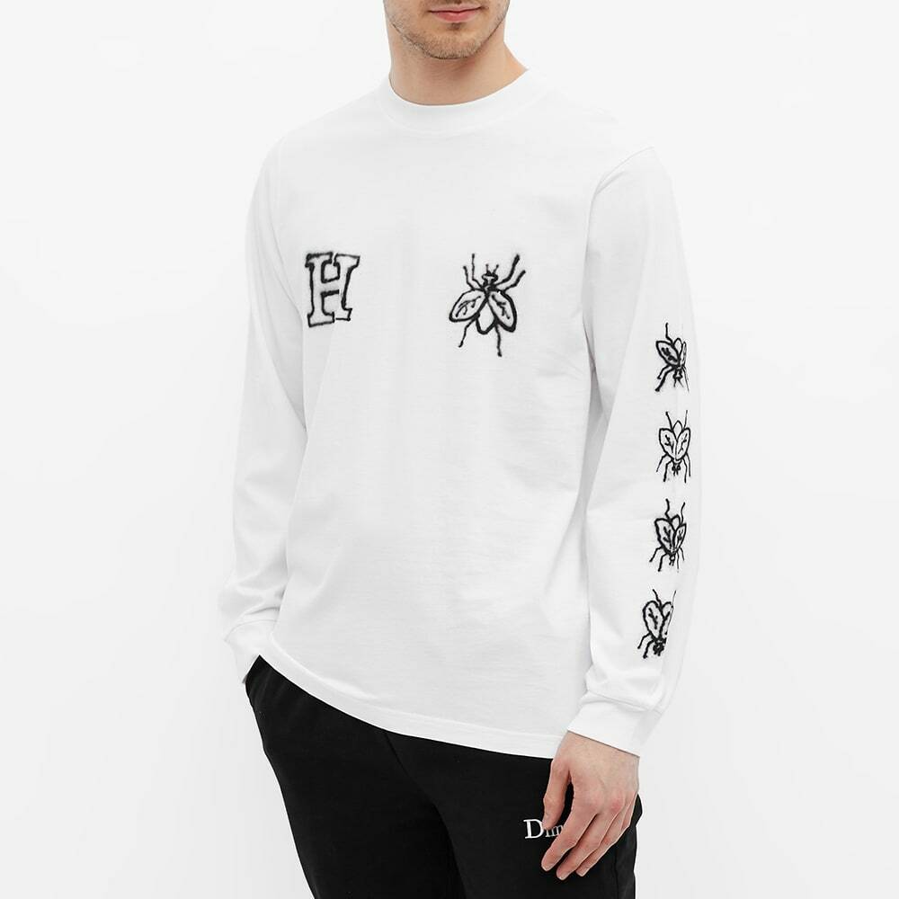 Heresy Men's Long Sleeve Rotten T-Shirt in White Heresy