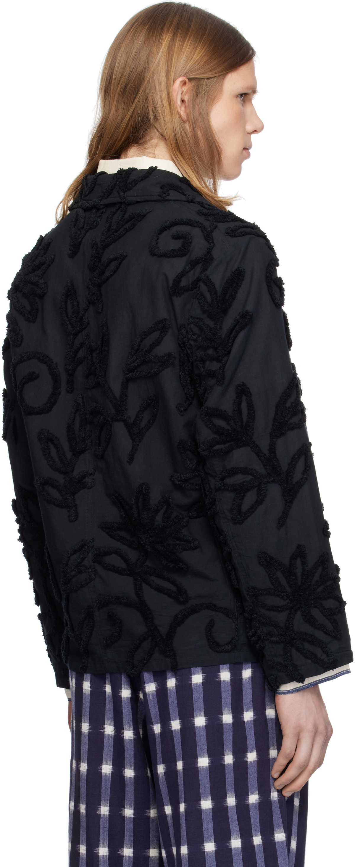 HARAGO Black Chore Jacket HARAGO