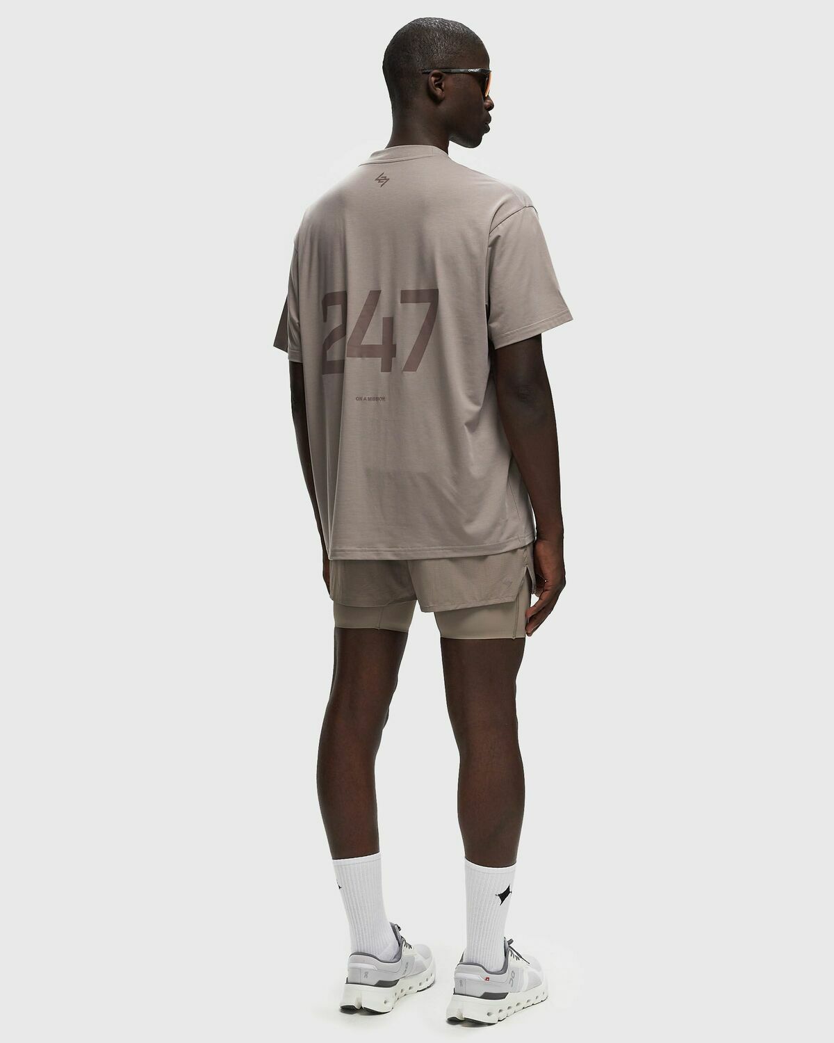 Represent 247 Oversized T Shirt Grey Shortsleeves Represent