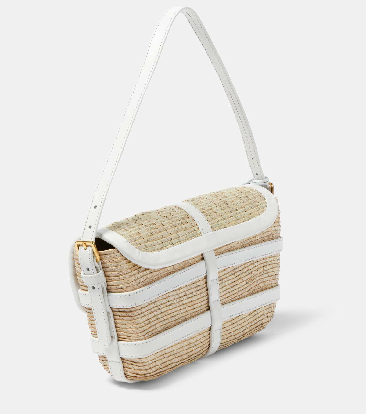 Altuzarra Watermill Small raffia shoulder bag Altuzarra