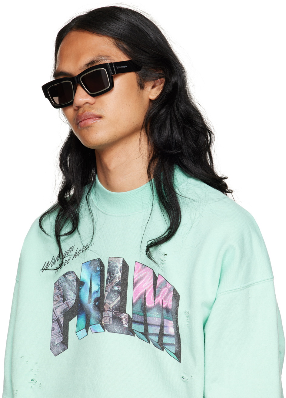 Palm Angels Black Raymond Sunglasses Palm Angels