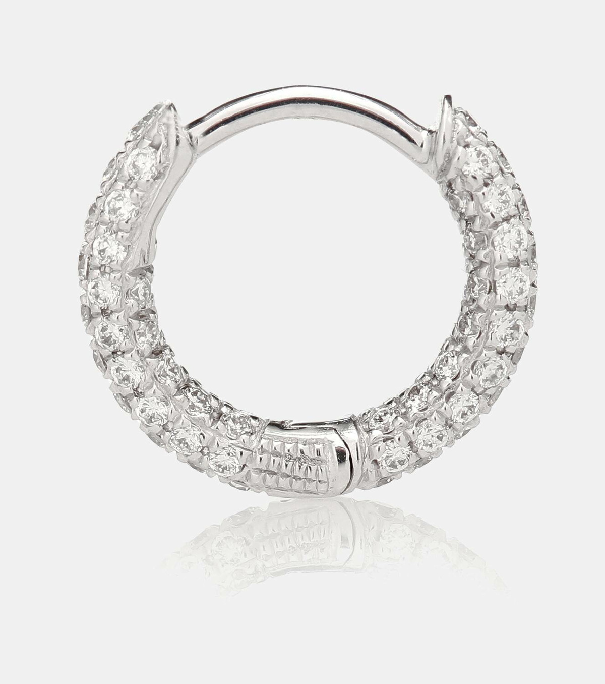 Maria Tash 18kt white-gold single earring with diamonds Maria Tash