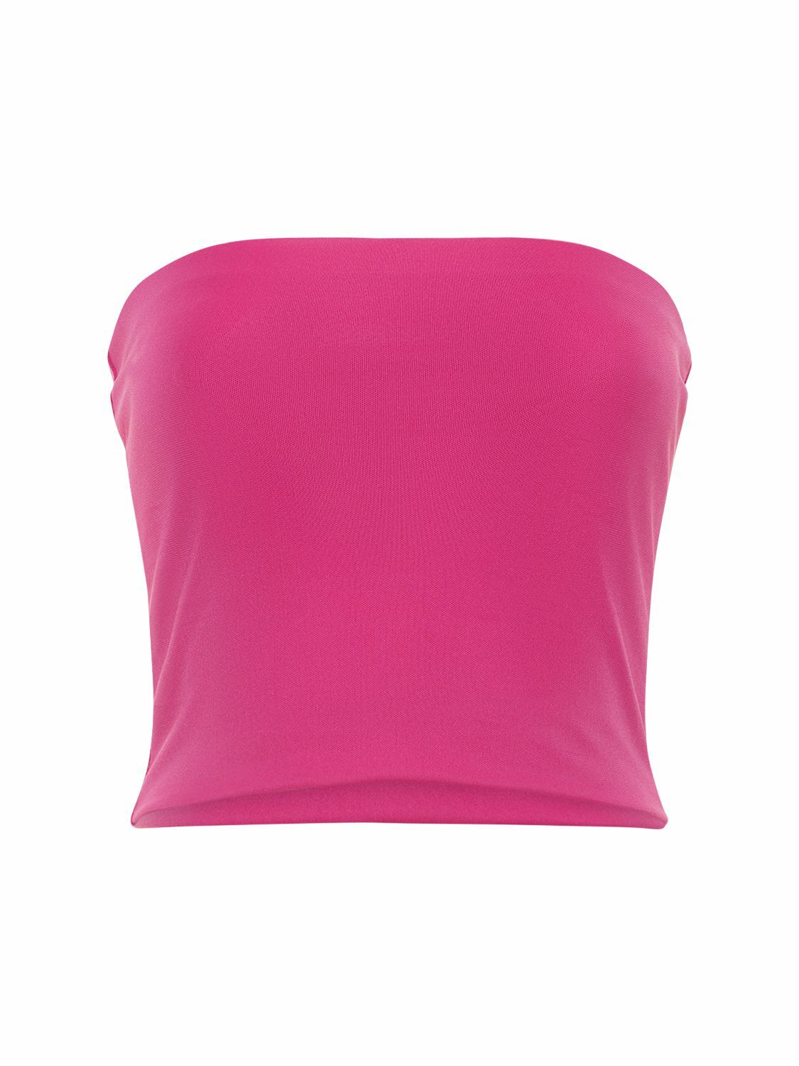 THE ANDAMANE Gwen Jersey Stretch Tube Top The Andamane