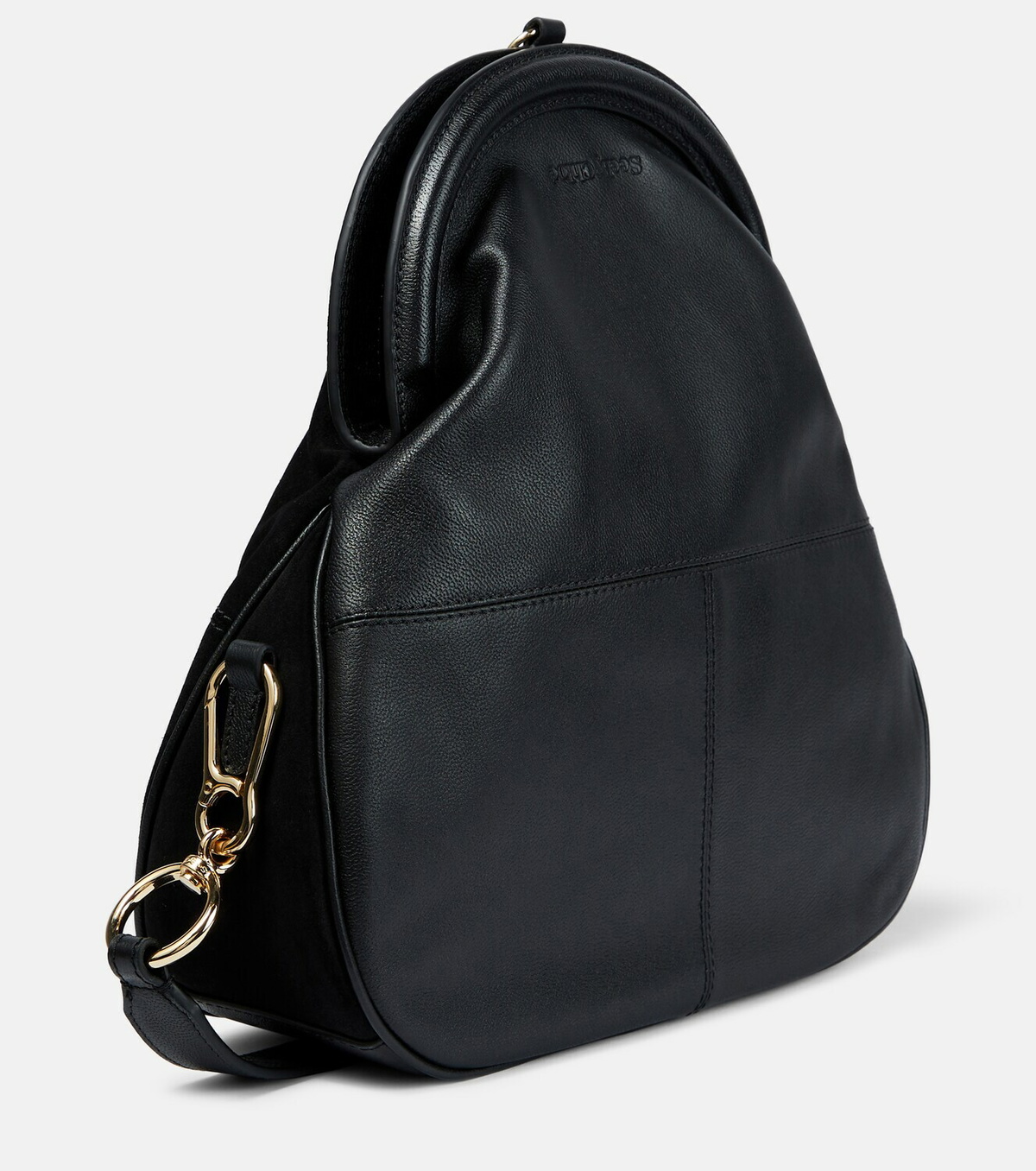 See By Chloé Mara Small suede and leather crossbody bag See by Chloe