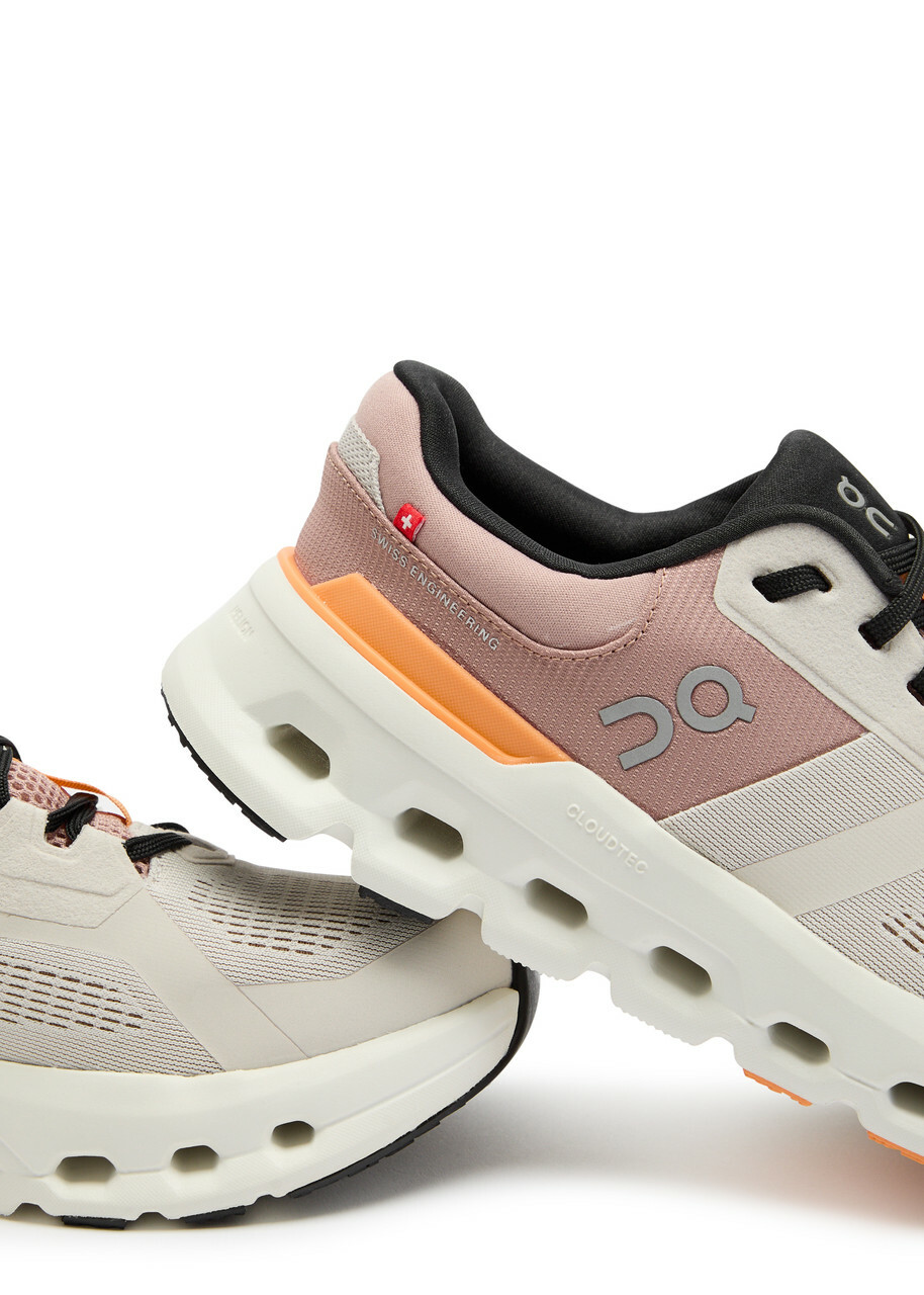 ON Cloud Runner 2 Panelled Knit Sneakers Orange On