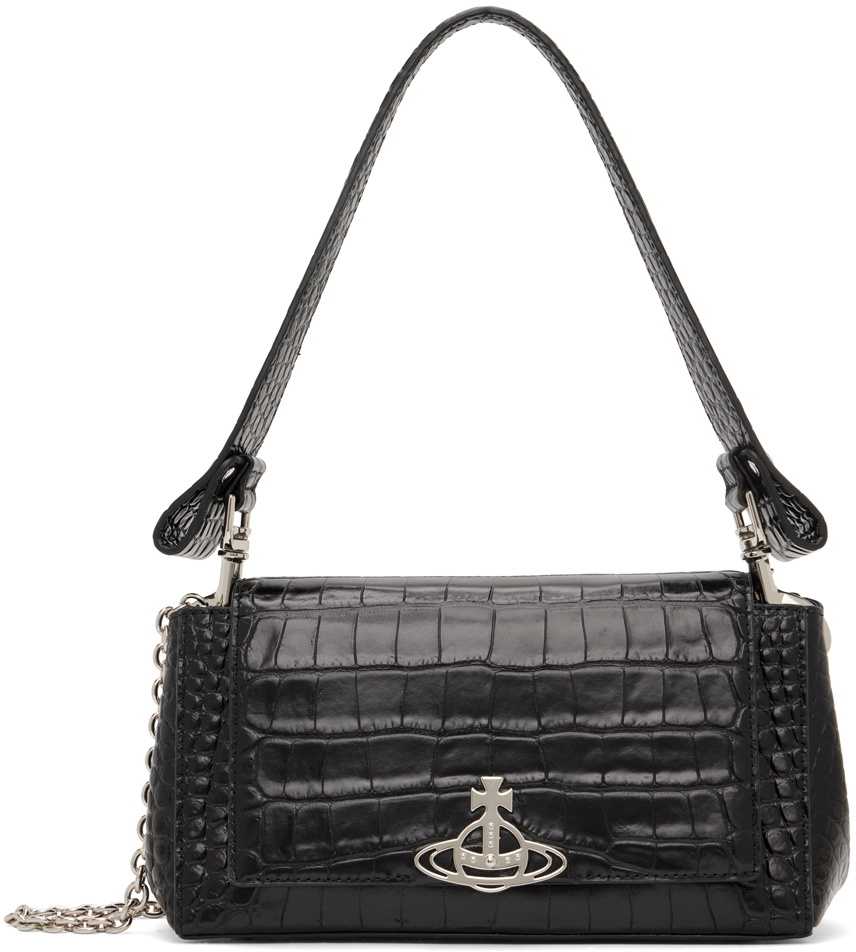 Vivienne Westwood Black Medium Hazel Bag Vivienne Westwood