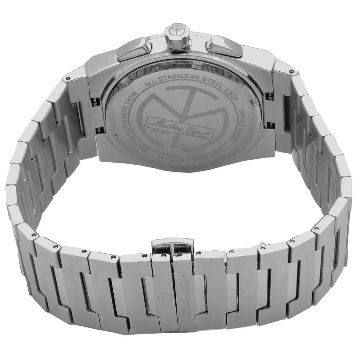 Mathey-Tissot Zeus Chronograph Quartz Black Dial Mens Watch H118CHAN ...