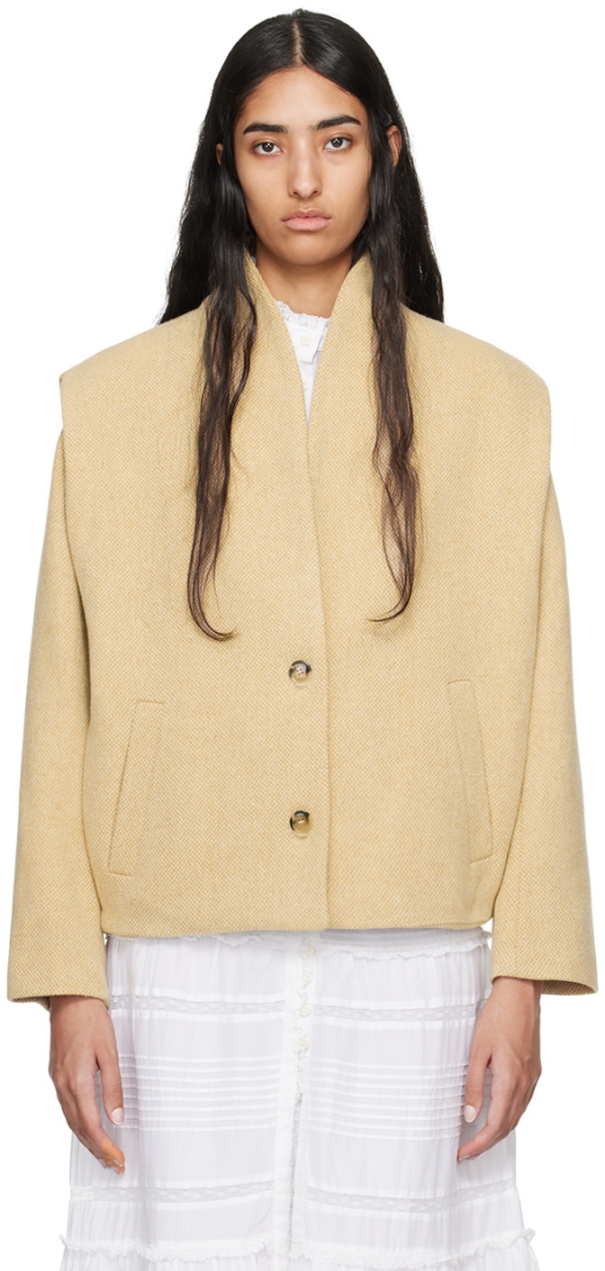 Isabel Marant Etoile Beige Drogo Jacket Isabel Marant Etoile