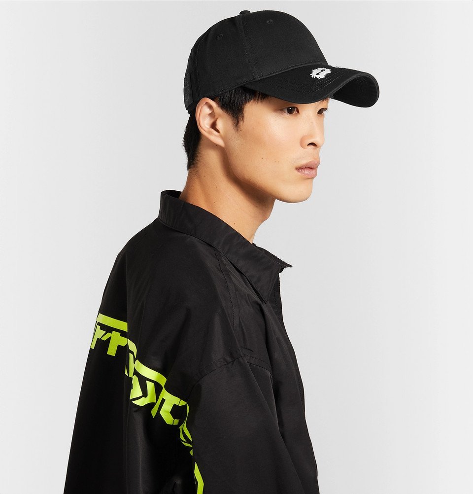 McQ Alexander McQueen - Embroidered Cotton-Twill Baseball Cap - Black ...
