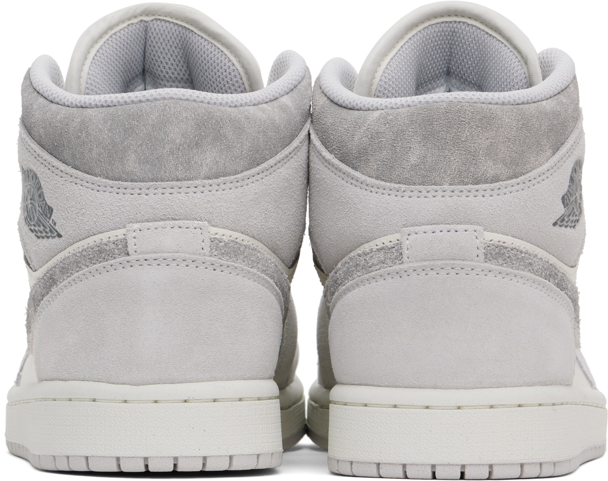 Nike Jordan Gray Air Jordan 1 Mid SE Sneakers Nike Jordan Brand