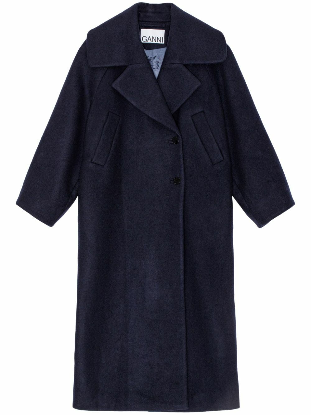 GANNI - Wool Boiled Coat GANNI
