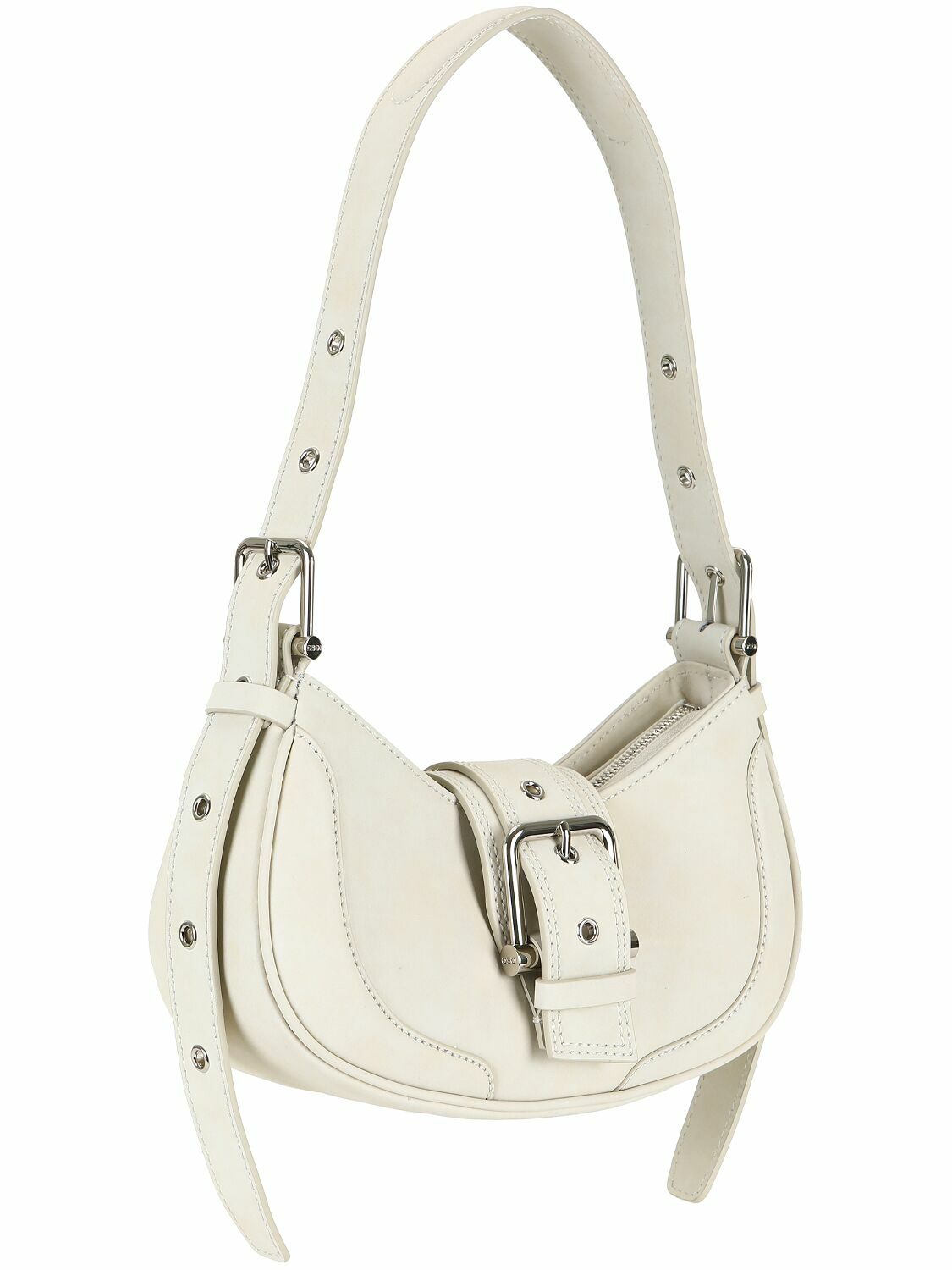 OSOI Hobo Brocle Leather Shoulder Bag OSOI