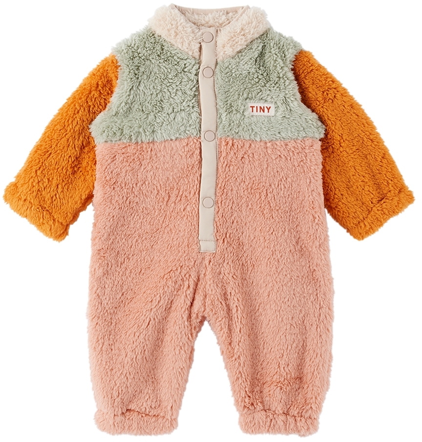 TINYCOTTONS Baby Multicolor Color Block Jumpsuit TINYCOTTONS