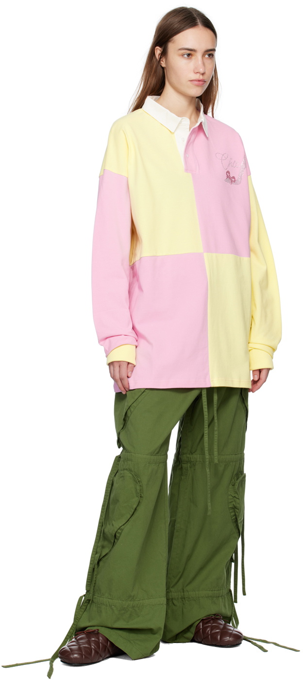 Abra Pink & Yellow Lord Polo ABRA