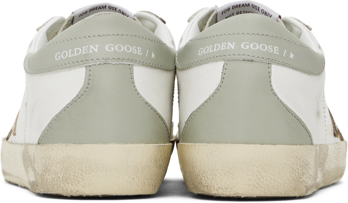Golden Goose White Super-Star Classic Sneakers Golden Goose Deluxe Brand