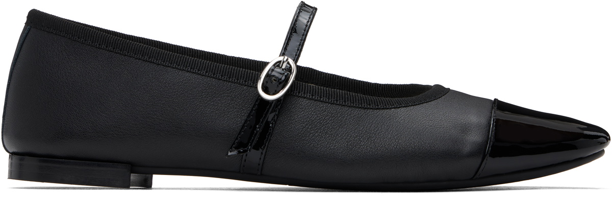 Repetto Black Georgiana Mary-Jane Ballerina Flats Repetto