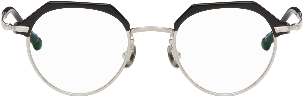 Matsuda Black & Silver M2064 Glasses Matsuda
