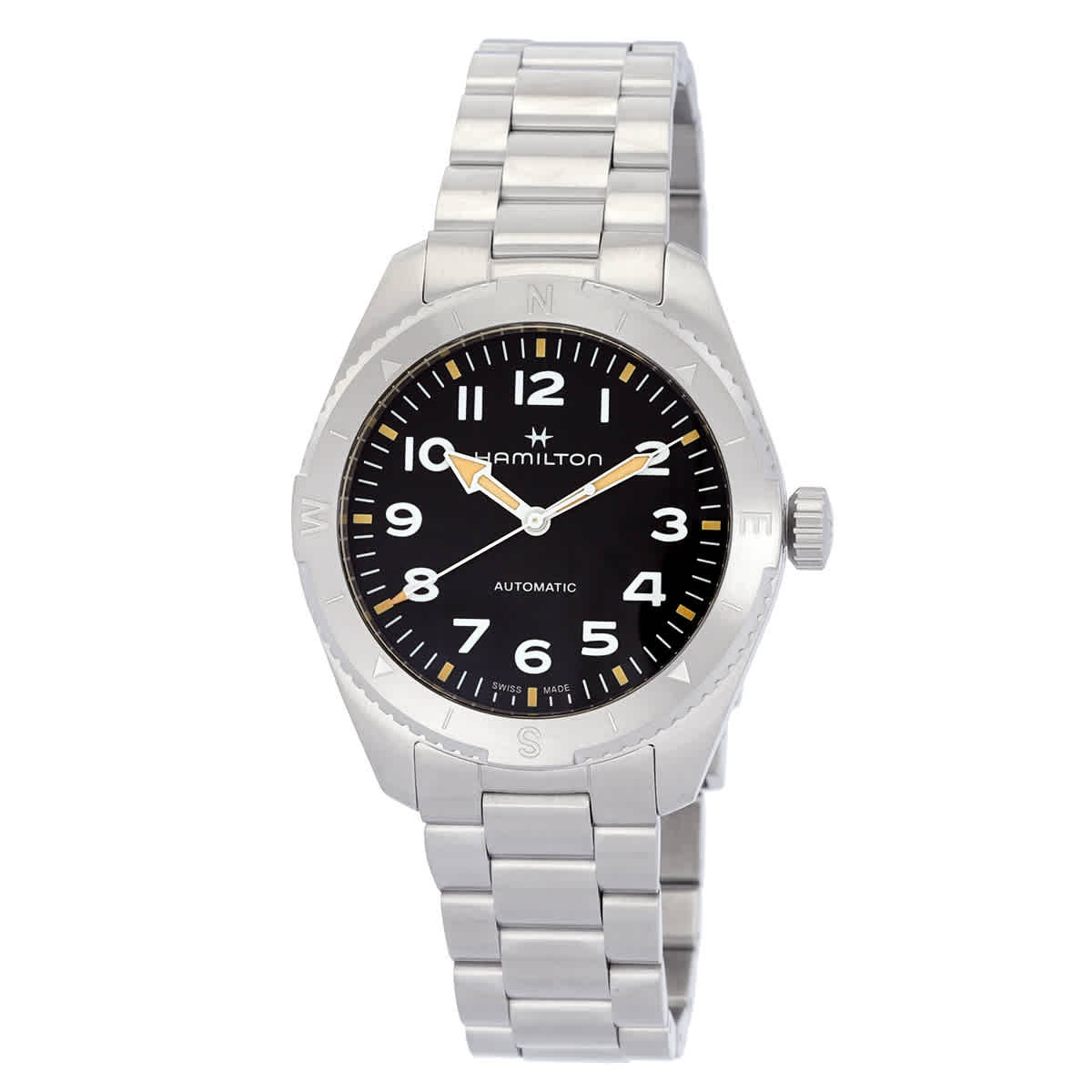 Hamilton Khaki Field Expedition Automatic Black Dial Mens Watch ...