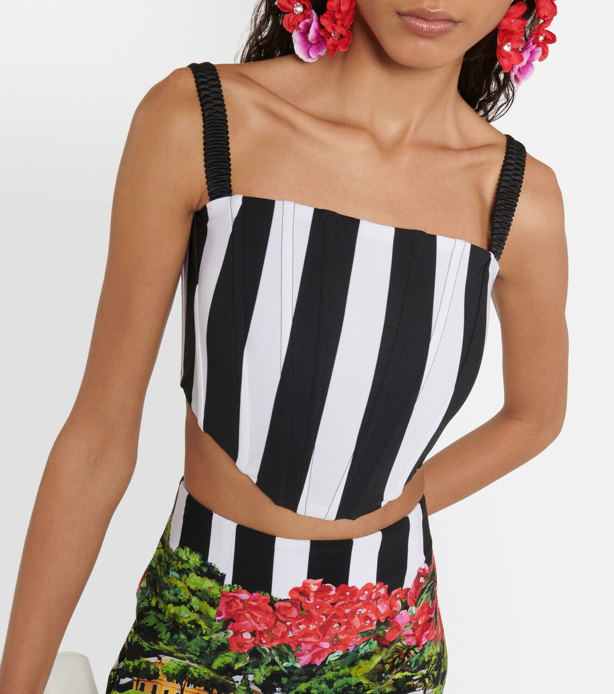 Dolce&Gabbana Portofino striped corset top Dolce & Gabbana
