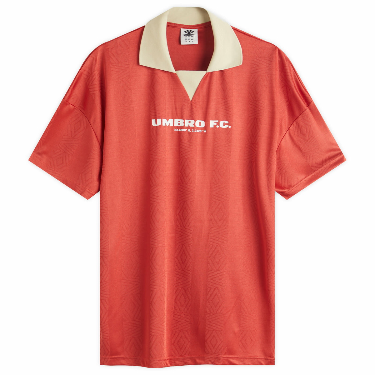 Umbro Retro Football Jersey in Fire Whirl Umbro