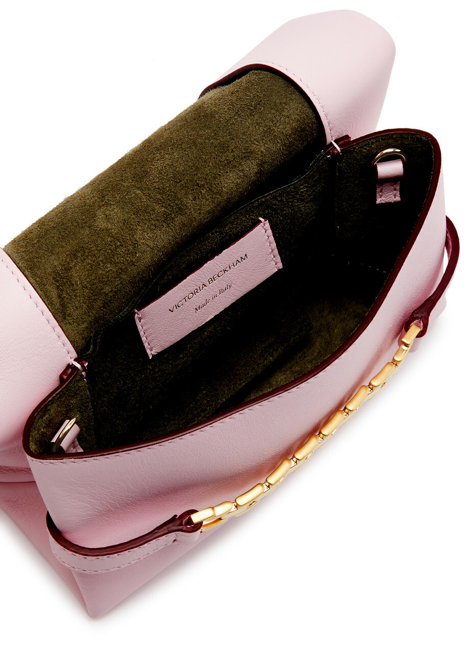 Victoria Beckham Chain Mini Leather Pouch - Light Pink - One Size ...