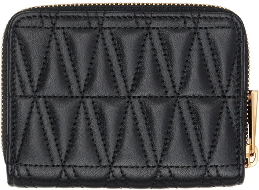 Versace Black Barocco V Wallet Versace
