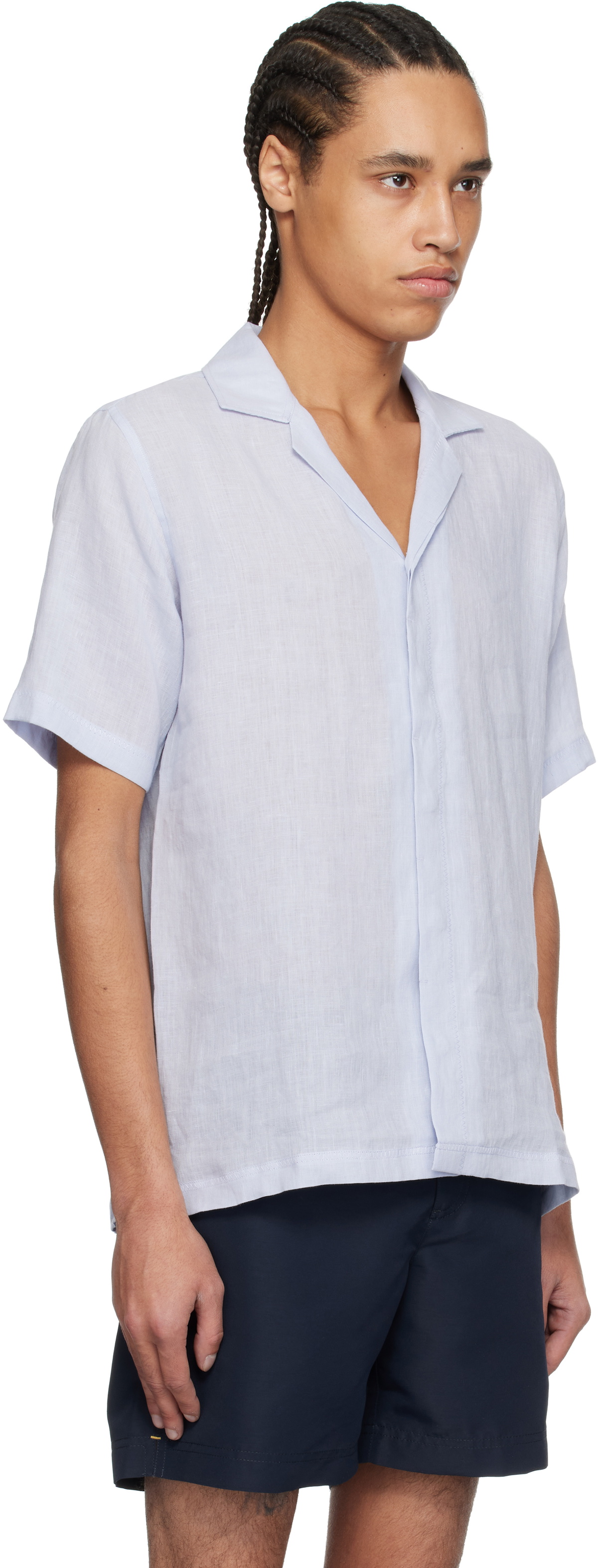 Orlebar Brown Blue Maitan Shirt Orlebar Brown