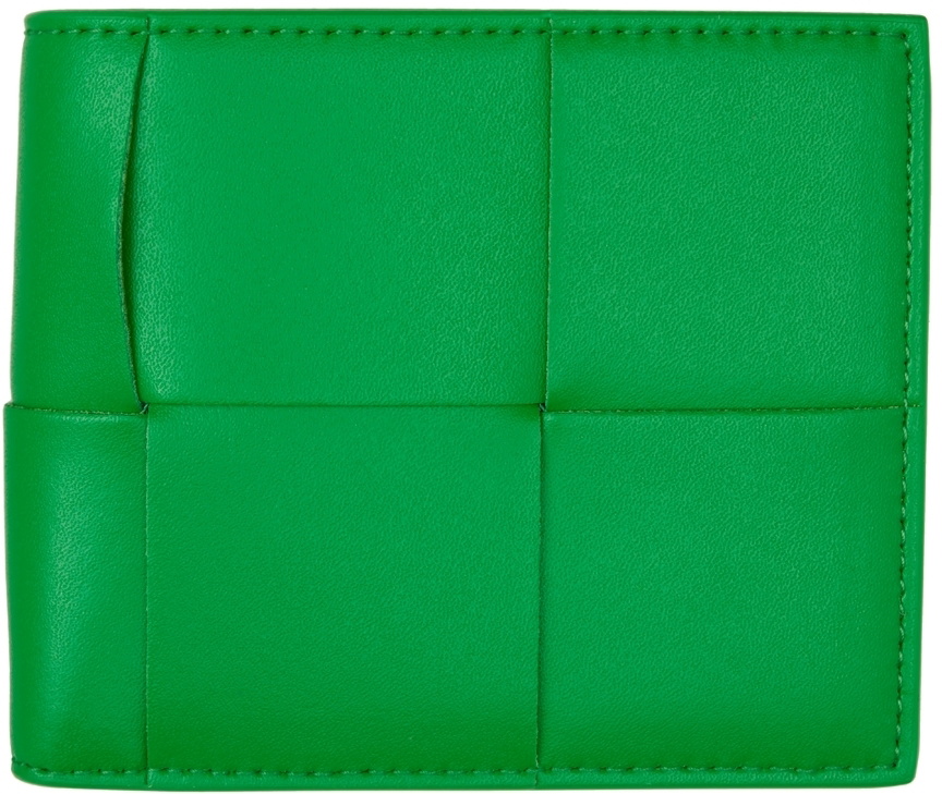 Bottega Veneta Green Bifold Wallet Bottega Veneta