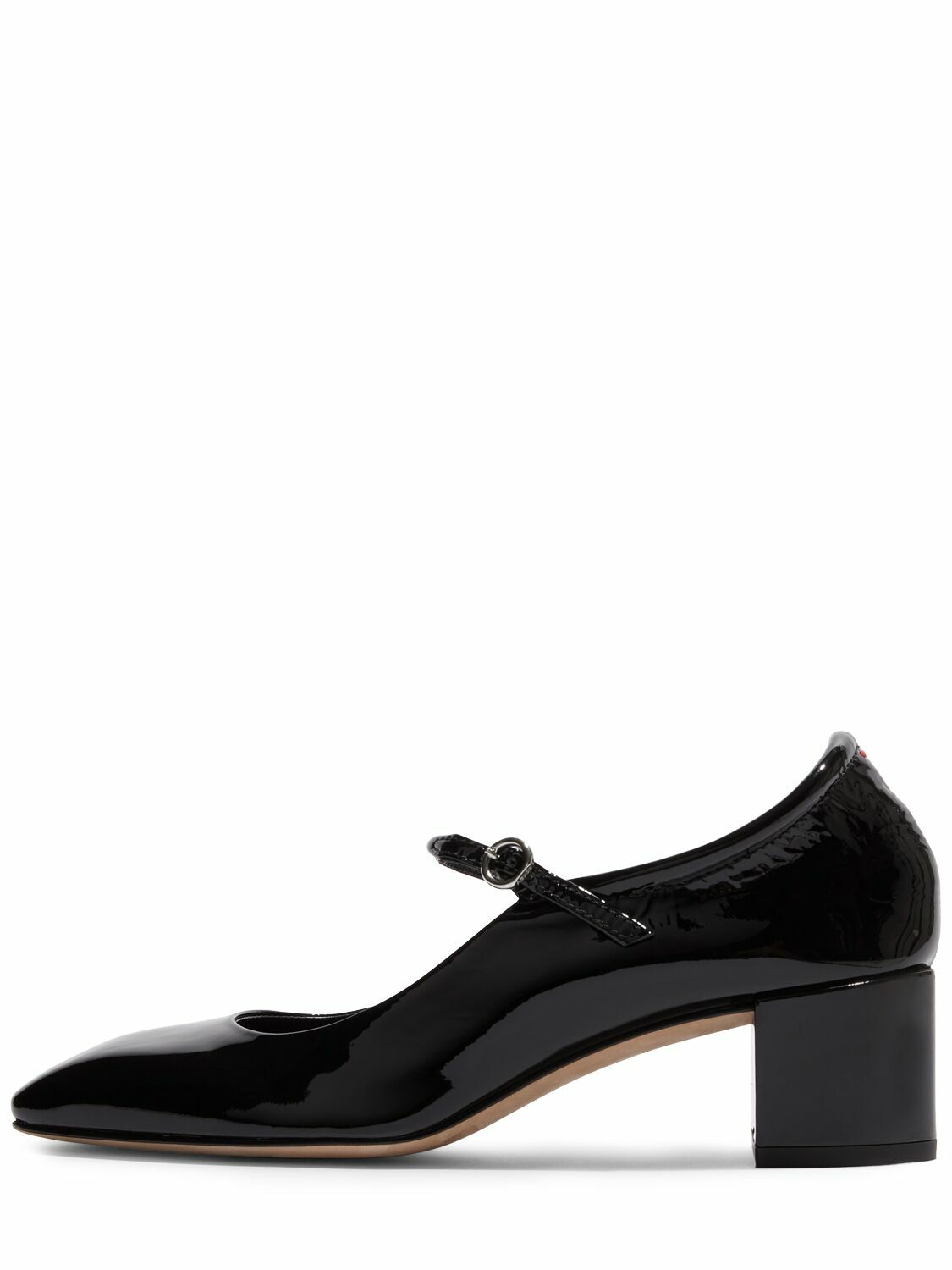 AEYDE 45mm Aline Patent Leather Pumps Aeyde