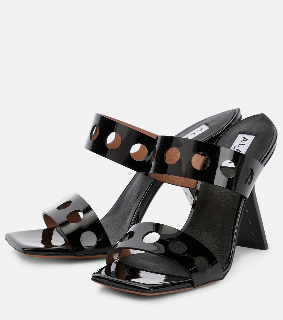 Alaïa Cutout leather mules ALAÏA
