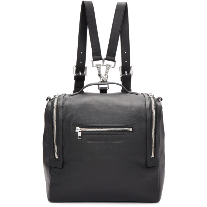 McQ Alexander McQueen Black Convertible Backpack McQ Alexander McQueen