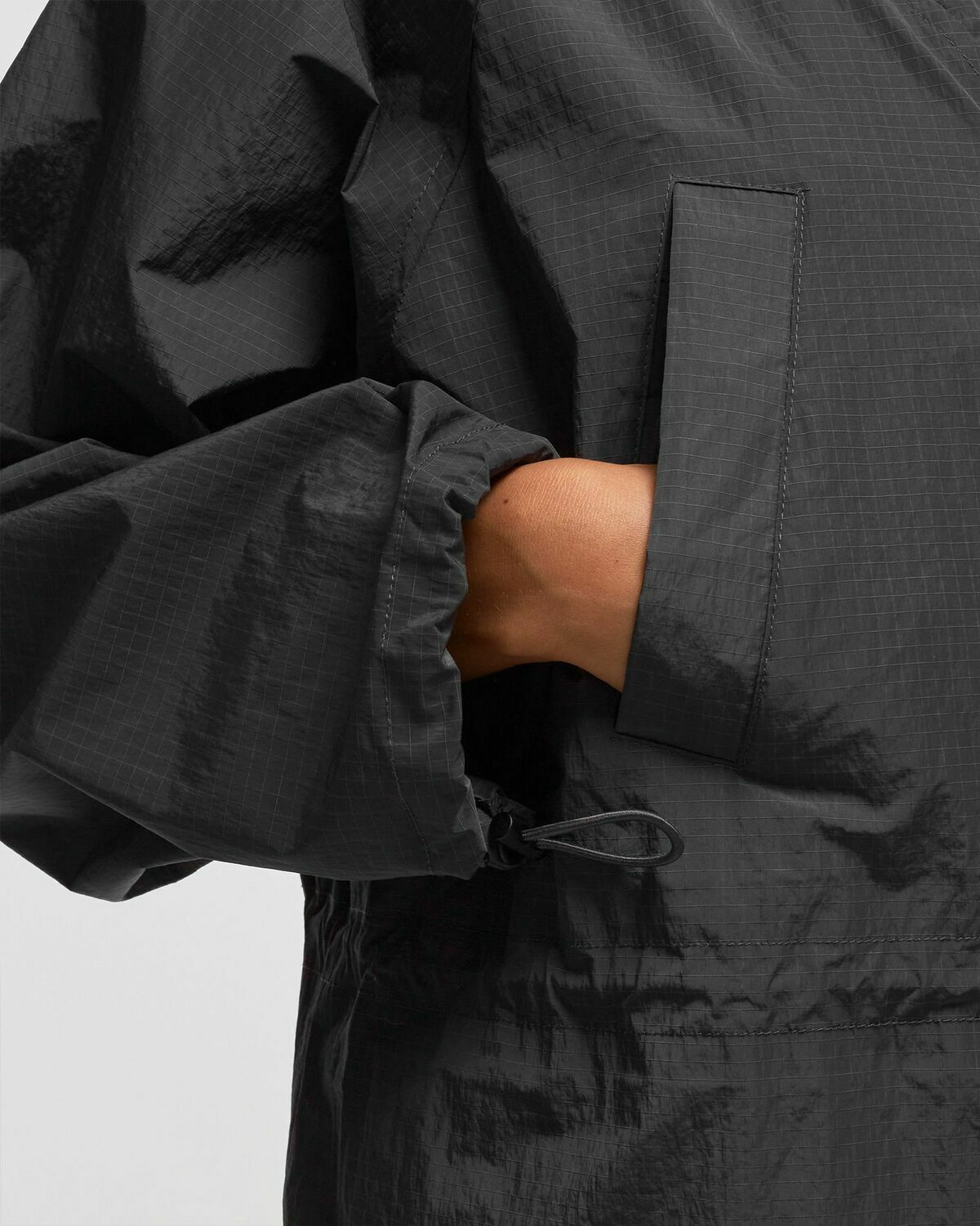 Ganni Parka Coat Grey Coats GANNI