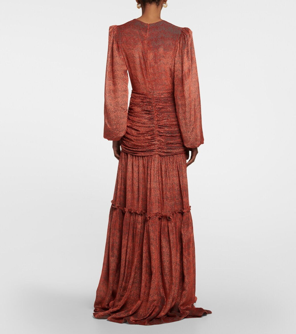 Costarellos Sabrina velvet devoré gown Costarellos