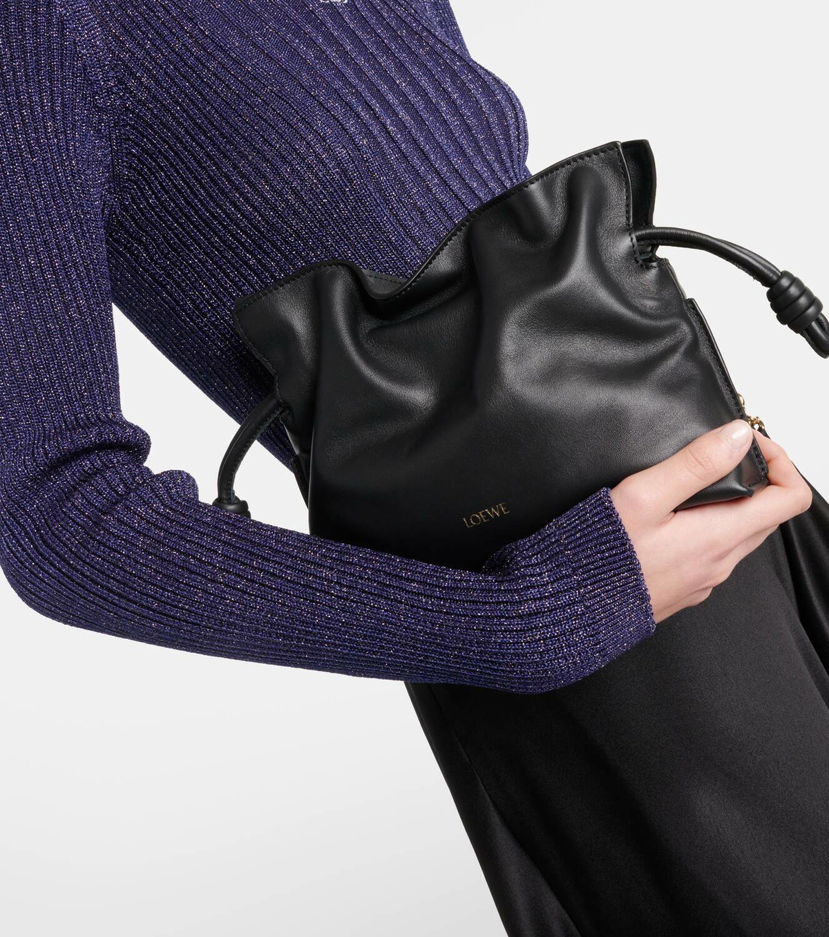 Loewe Flamenco Mini leather clutch Loewe