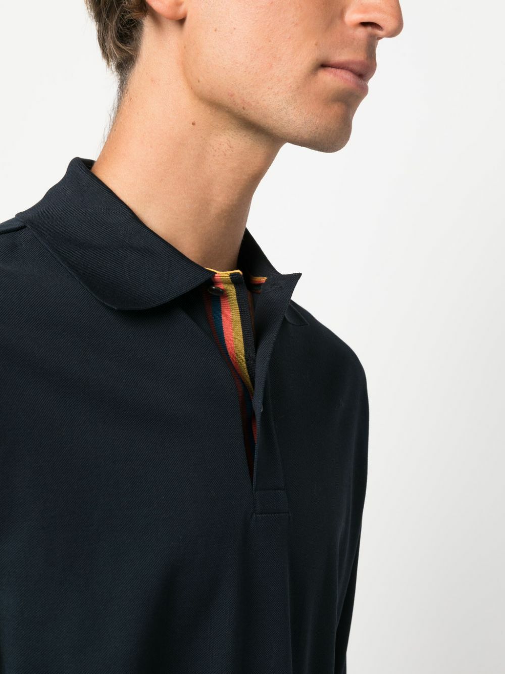 PAUL SMITH - Signature Stripe Cotton Polo Shirt Paul Smith