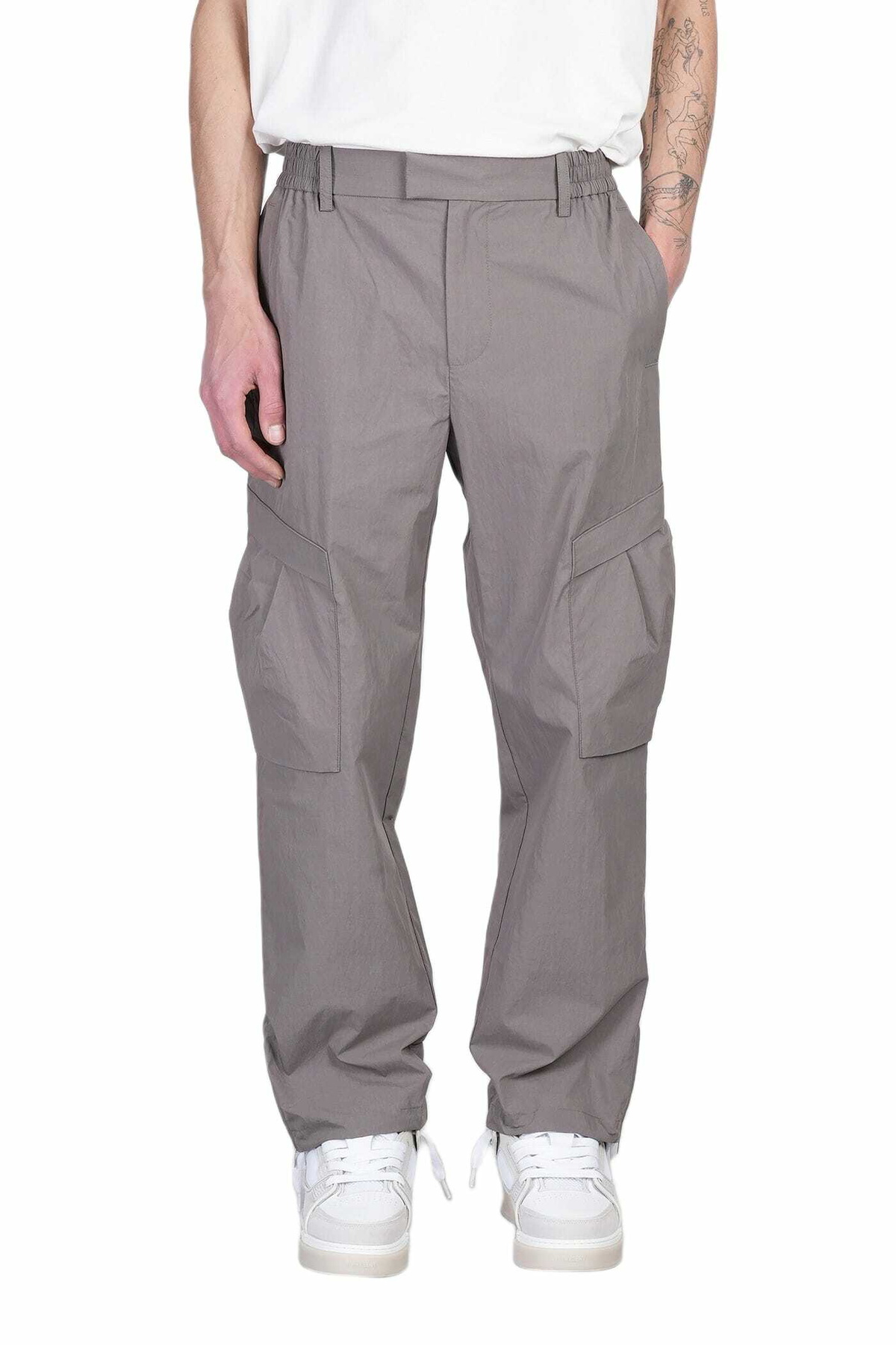 REPRESENT Pants In Grey Cotton Represent